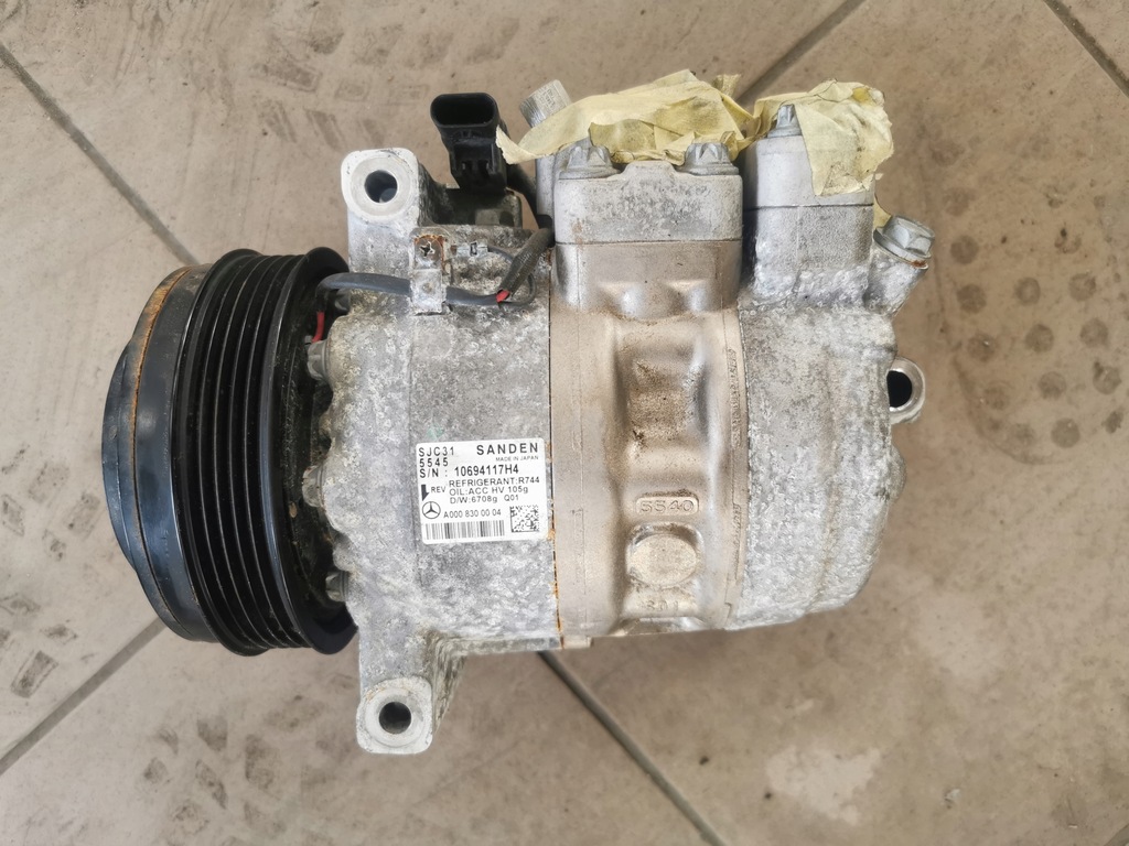 KOMPRESOR SPRĘŻARKA KLIMY MERCEDES A0008300004 - 13648730732 ...