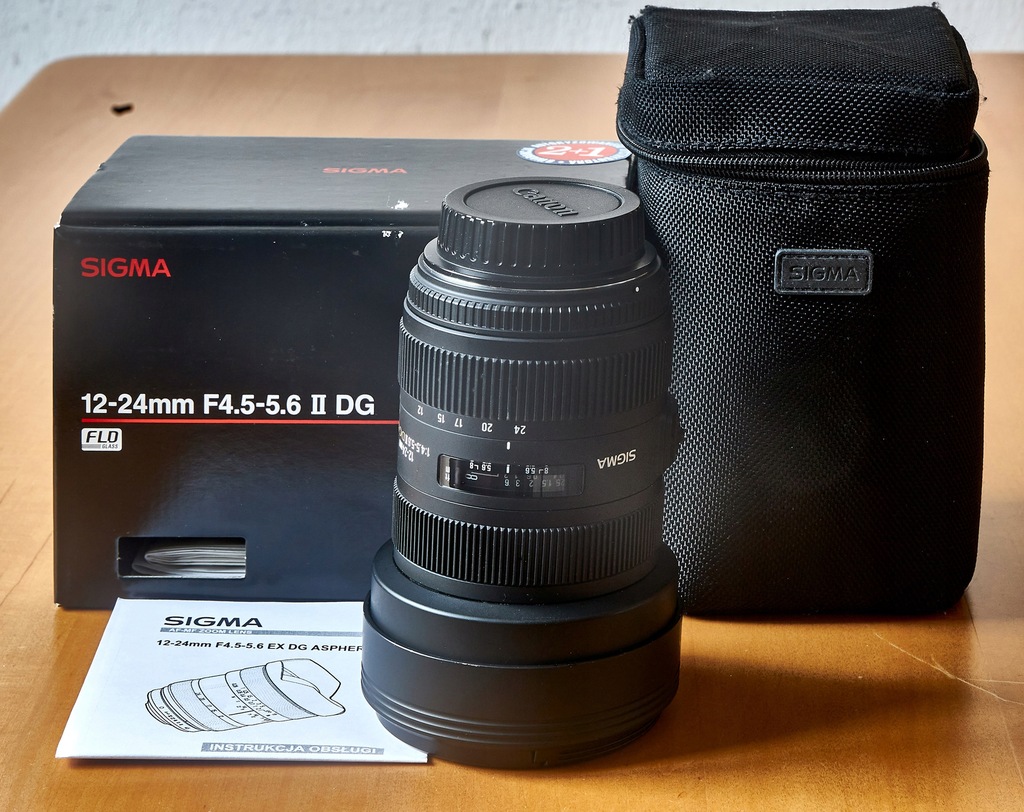 Obiektyw Sigma 12-24 mm F4.5-5.6 II DG HSA - 9560813385 - oficjalne ...