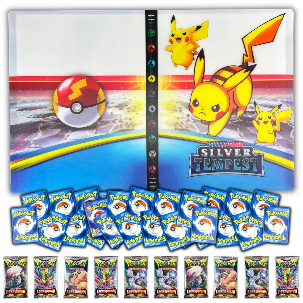 POKEMON ALBUM 432 + 200 KART - 20 SASZETEK B - 13299801470 - oficjalne ...