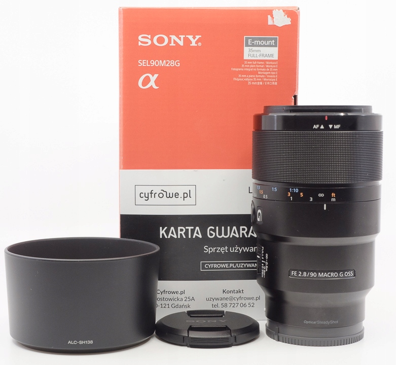 Sony FE 90 mm f/2.8 Macro G OSS (SEL90M28G.SYX) - 11298160550 ...