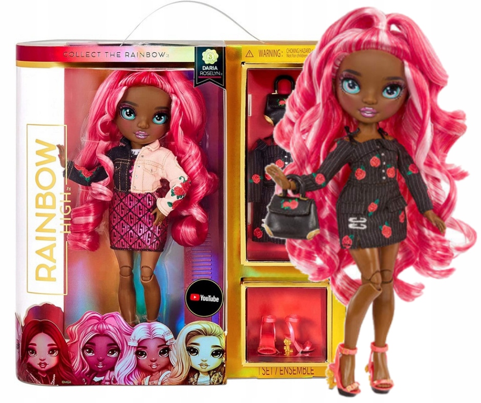 Rainbow High Lalka DARIA ROSELYN seria 3 MGA - 11529881988 - oficjalne ...