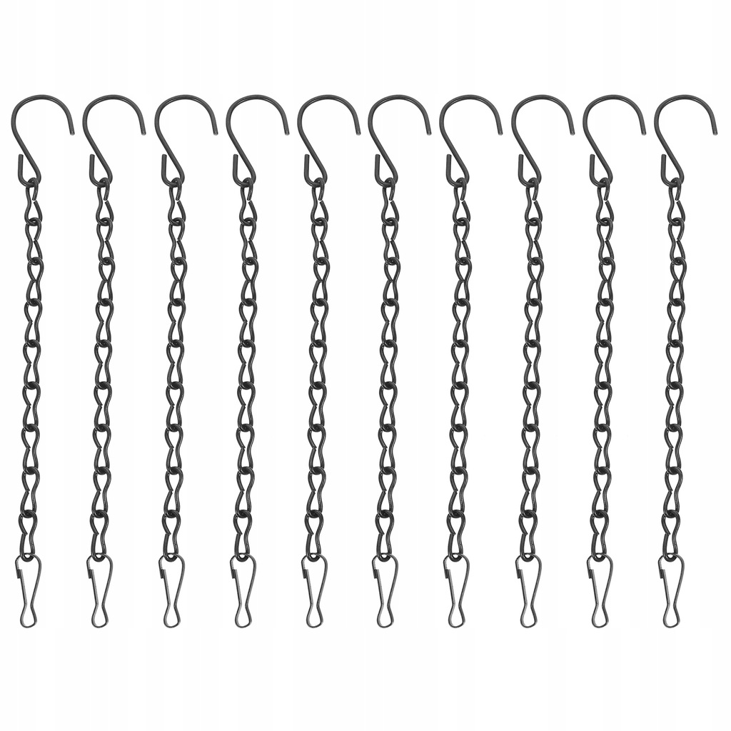 Black Planters Chains Flower Pot Extension 10 Pcs - 13671134466 ...