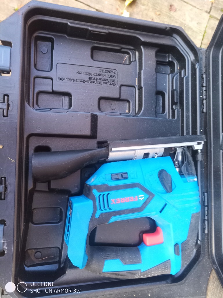 Wyrzynarka Ferrex 20V SPRAWNA USZKODZONE MOCOWANIE - 12830910020 ...