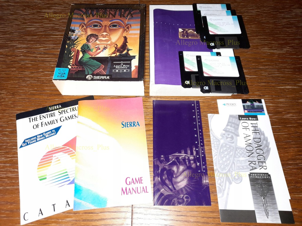 Laura Bow The Dagger of Amon Ra PC BIG BOX Sierra - 12266713581 ...
