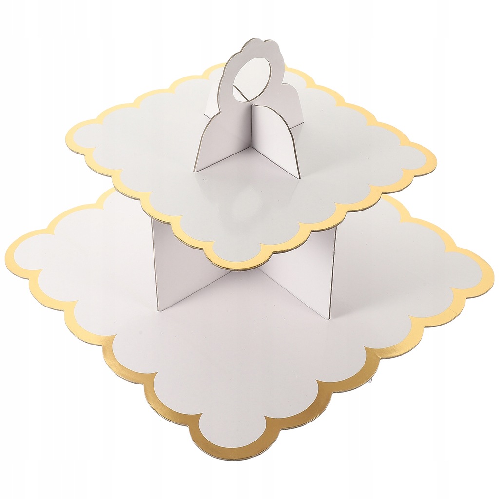 Paper Cake Stand Double Tier Dessert Display - 14538654893 - oficjalne ...