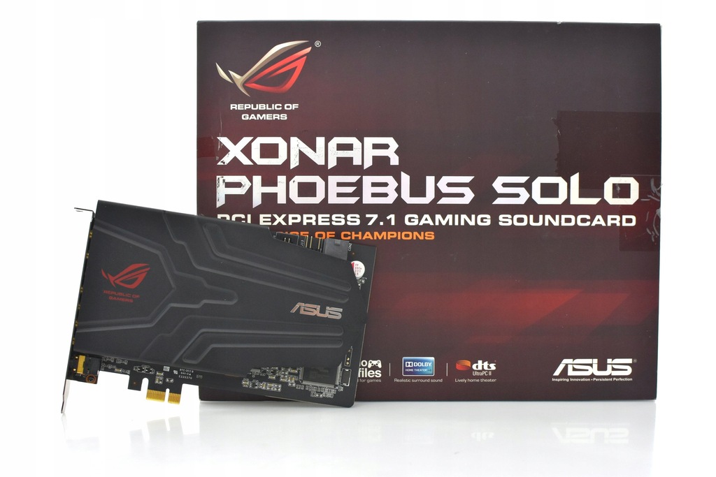 ASUS ROG Xonar Phoebus Solo 7.1 BOX Entuzjasta-PC - 13774597734 - oficjalne archiwum Allegro