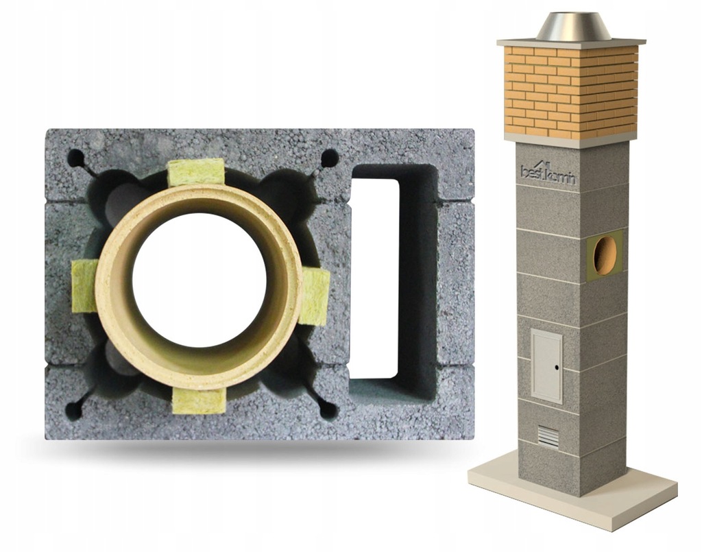 KW 180/200 4m KOMIN SYSTEMOWY SYSTEM KOMINOWY WENT - 7474910234 ...