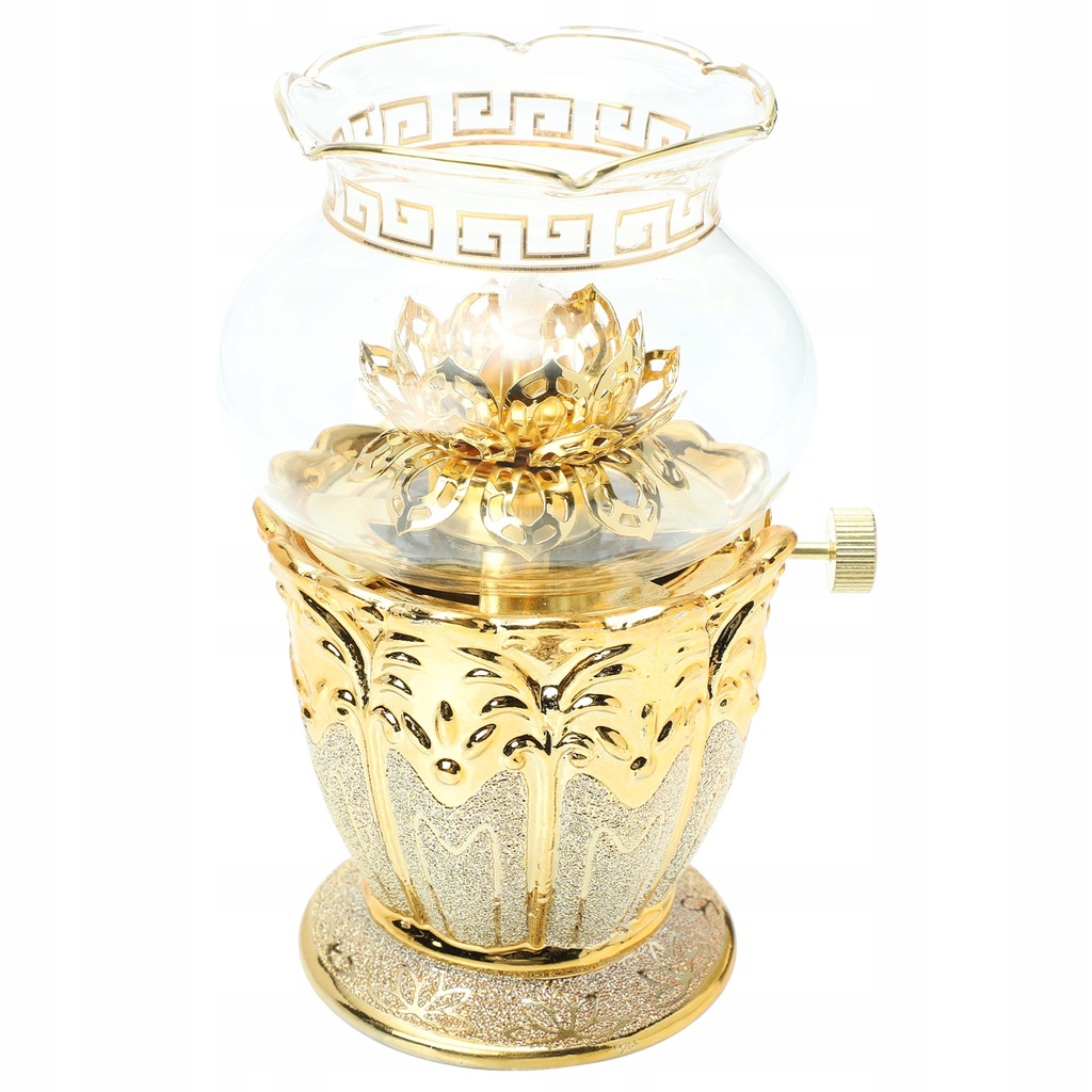 Aluminiowa Lampa naftowa na Budda Lotos Oil Lamp - 12277390515 ...
