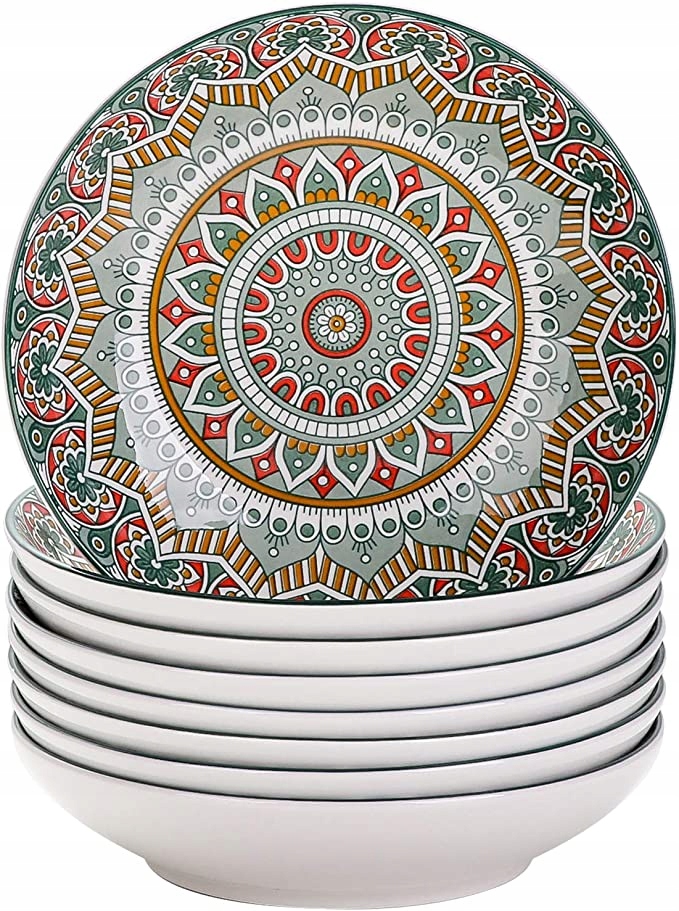 X4536 vancasso mandala talerze do zupy 3szt 700ml - 12986388423 ...