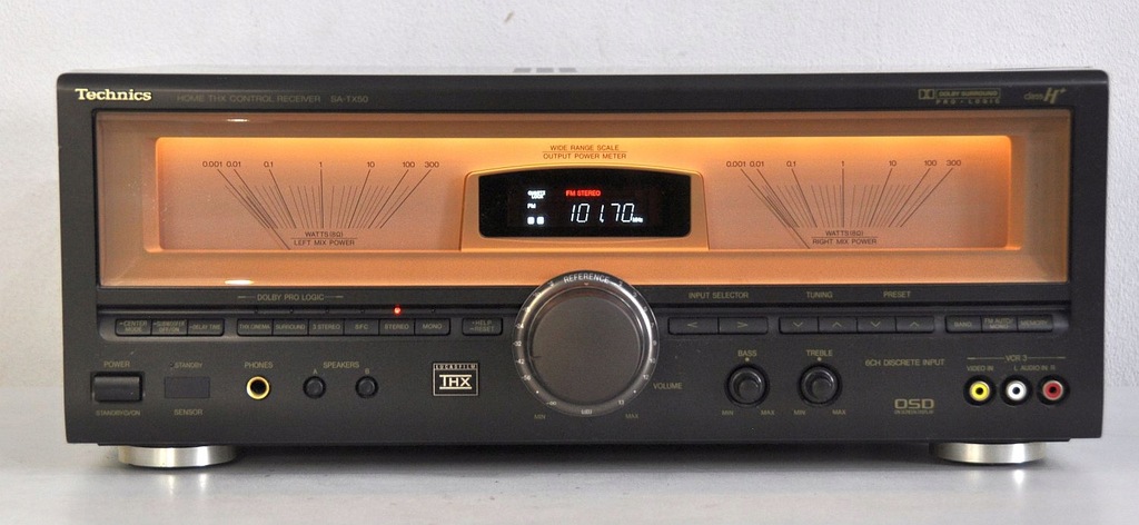 Amplituner Technics SA-TX50 THX +pilot kino domowe - 11094404739 - oficjalne archiwum Allegro