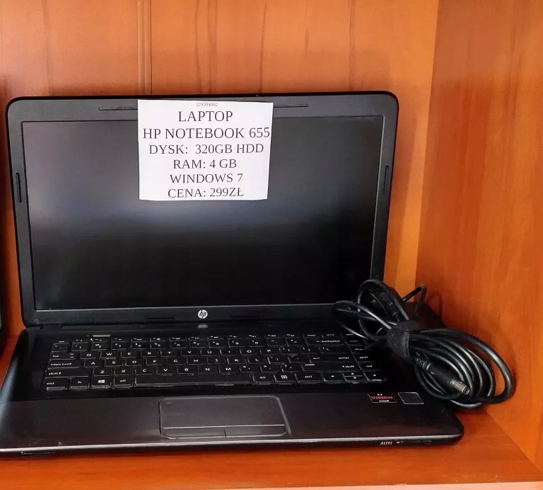 LAPTOP HP NOTEBOOK 655 ŁAD - 13643026952 - oficjalne archiwum Allegro