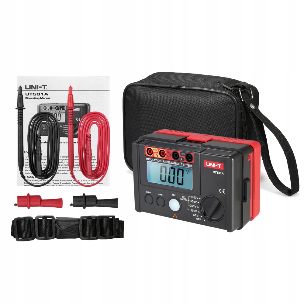 INSULATION RESISTANCE TESTER UNI-T UT501A - 12652058949 - oficjalne ...