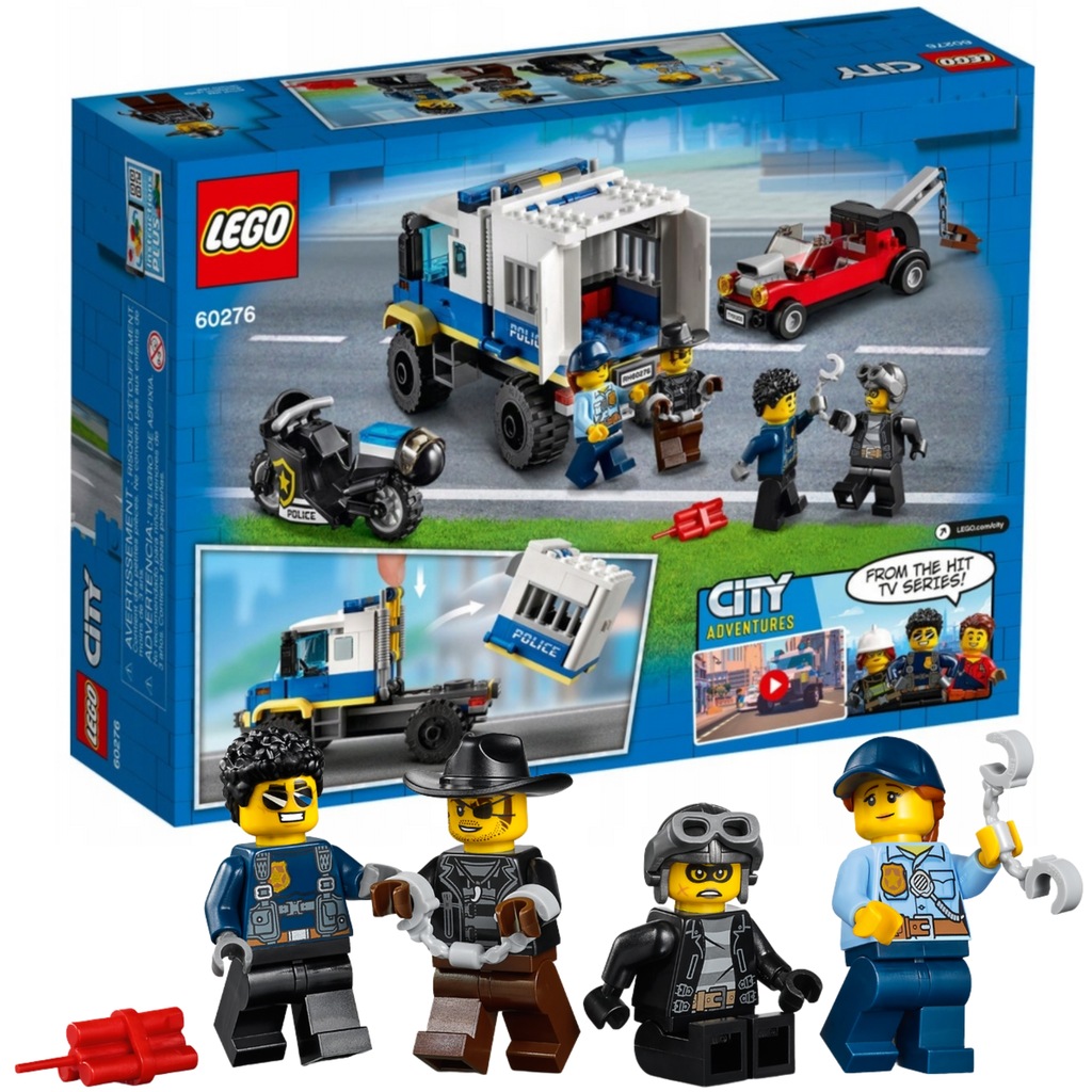 LEGO CITY POLICJA KONWÓJ WIĘZIENNY DLA DZIECI 5 + - 11753596749 ...