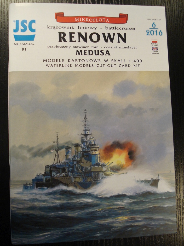 1:400 Pancernik HMS Renown JSC 91 - 9315534547 - oficjalne archiwum Allegro