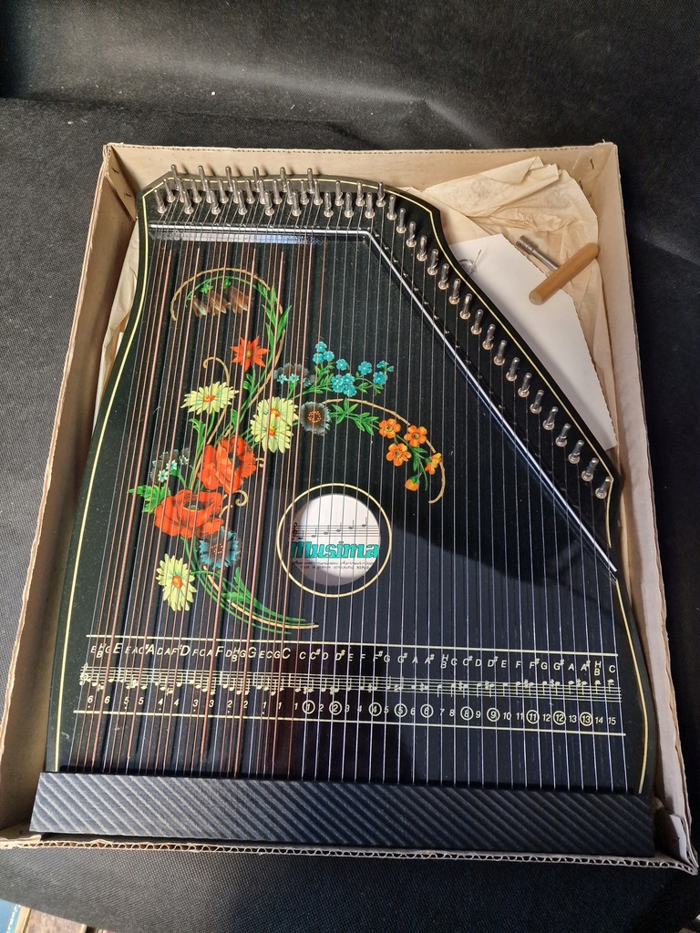 Stara cytra akordowa Musima - 14809951546 - oficjalne archiwum Allegro