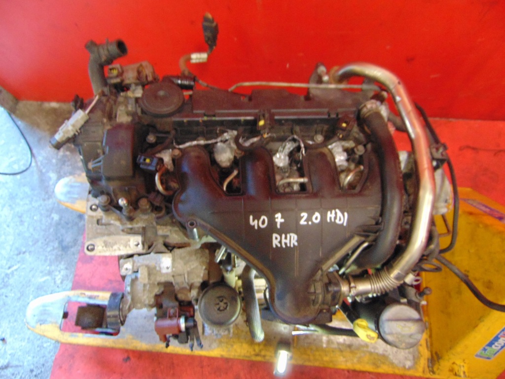 PEUGEOT 407 2.0 HDI 136 KM CITROEN FORD SILNIK RHR - 12593150489 - oficjalne archiwum Allegro