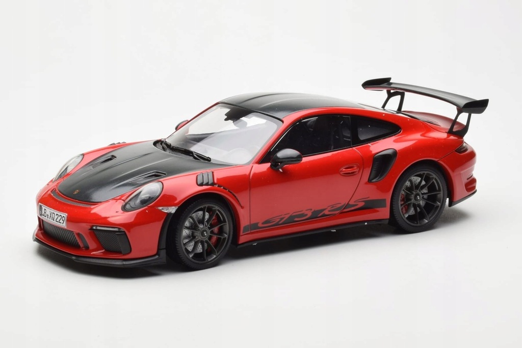 Porsche 911 991.2 GT3 RS Red With Black Wheels Replacement Box ...