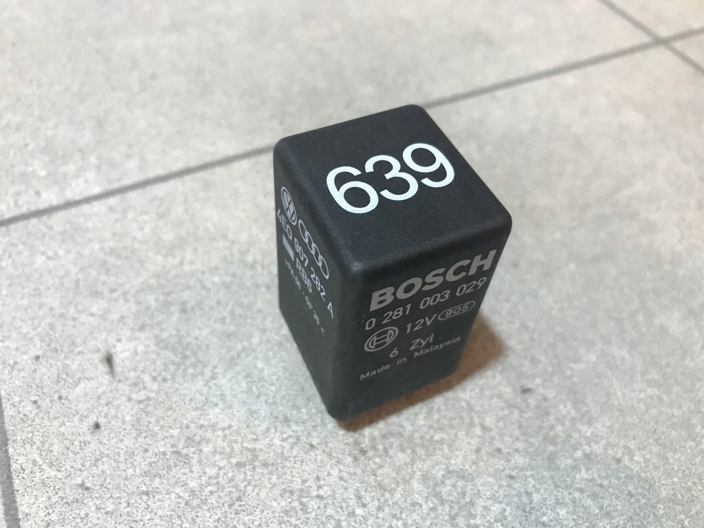 PRZEKAŹNIK ŚWIEC ŻAROWYCH AUDI VW SEAT 4E0907282A - 11846016099 ...