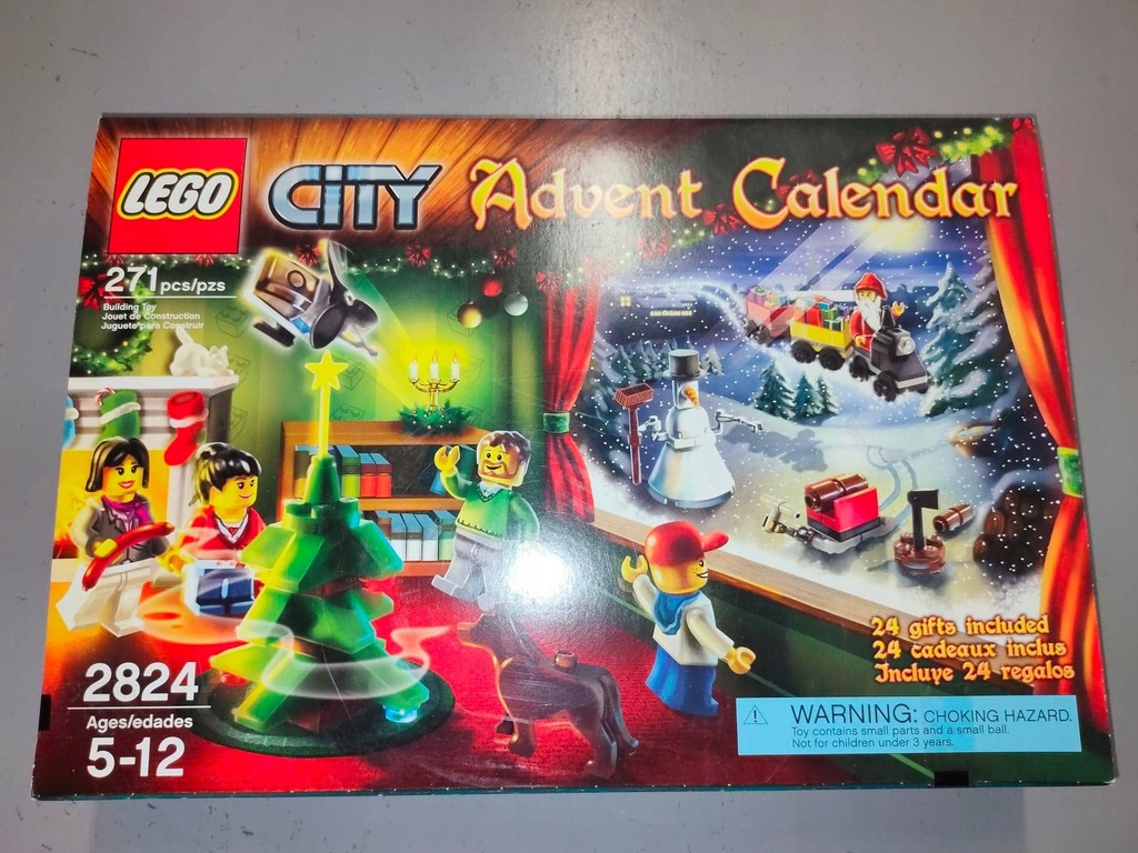 LEGO 2824 City Kalendarz adwentowy 2010 św Mikołaj - 12806078304 ...