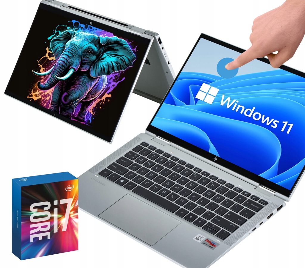 2w1 HP x360 G7 IPS FHD i7-10gen 32GB 512GB SSD LTE - 13613951102 ...