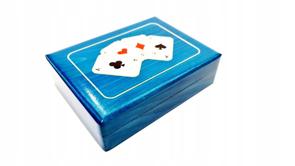 Karciarka pudełko kasetka na karty do gry - 10178307936 - oficjalne archiwum Allegro