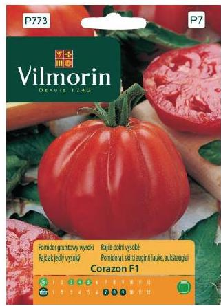 POMIDOR CORAZON F1 GRUNTOWY WYSOKI 0,1 g VILMORIN - 10835184778 - oficjalne archiwum Allegro