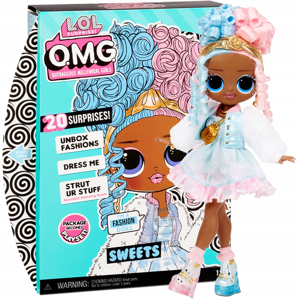 LOL SURPRISE Lalka OMG Sweets Seria 4 FASHION DOLL - 10608097967 ...