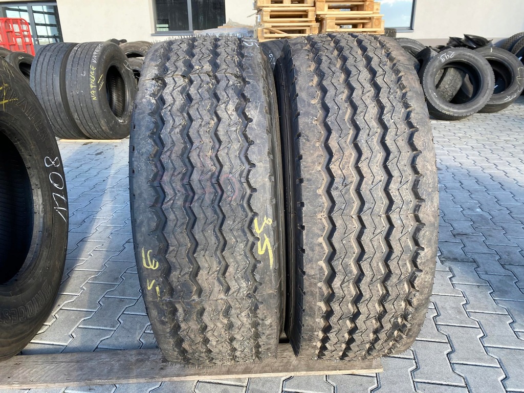 385/65R22.5 Opony TYP R168 Naczepa Jak Nowe ! - 13161128893 - oficjalne archiwum Allegro