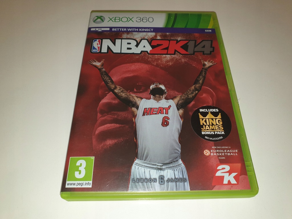 NBA 2K14 XBOX 360 LEBRON JAMES - 12156525482 - oficjalne archiwum Allegro