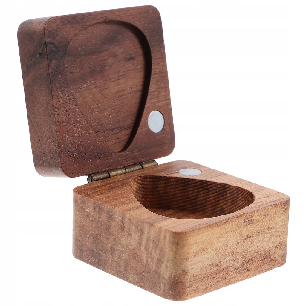 Guitar Pick Case Wooden Guitar Pick Box Guitar - 14334289247 ...