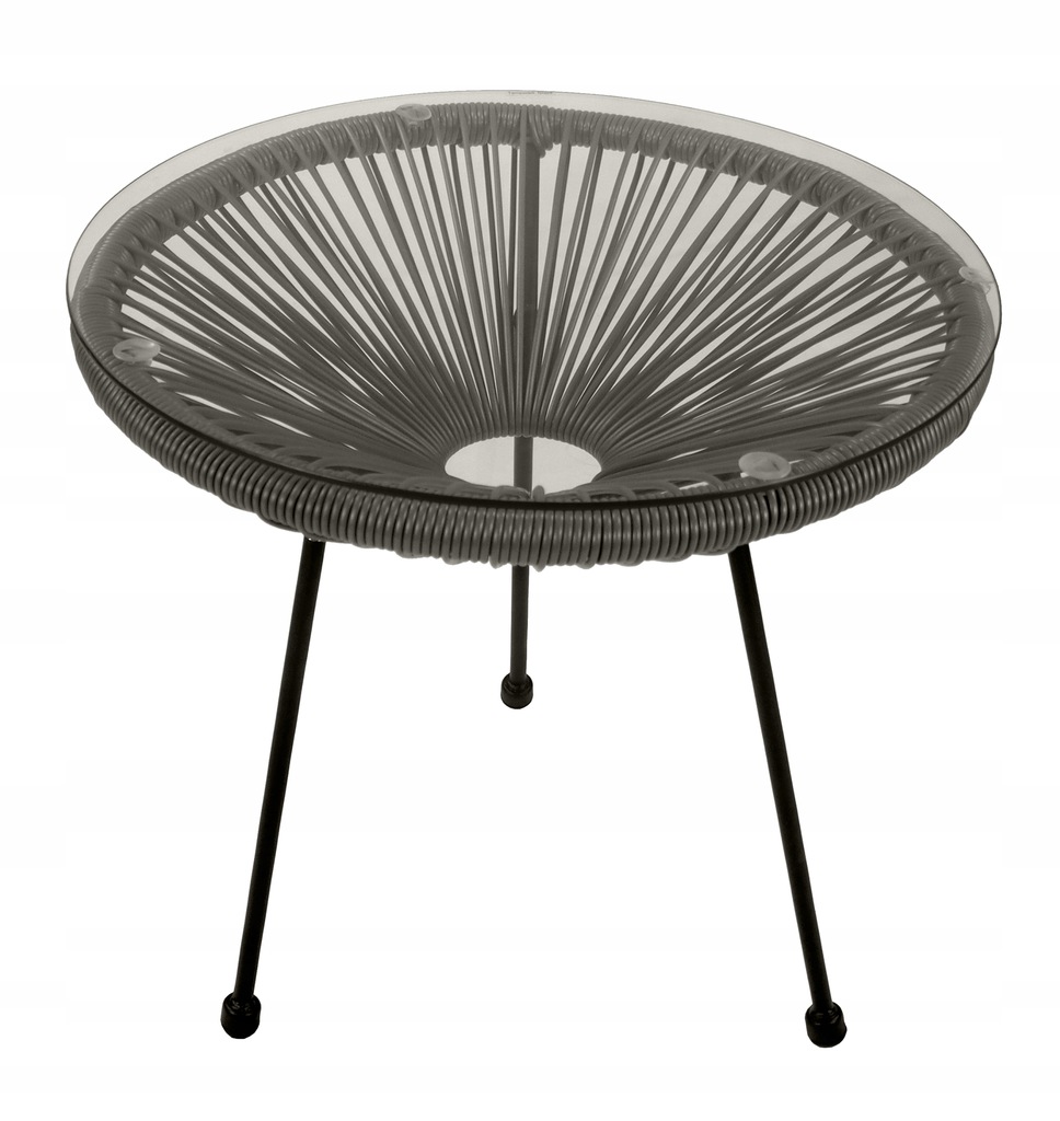 STOLIK OGRODOWY TARASOWY ACAPULCO UBBERUP SZKLANY - 13377456352 ...