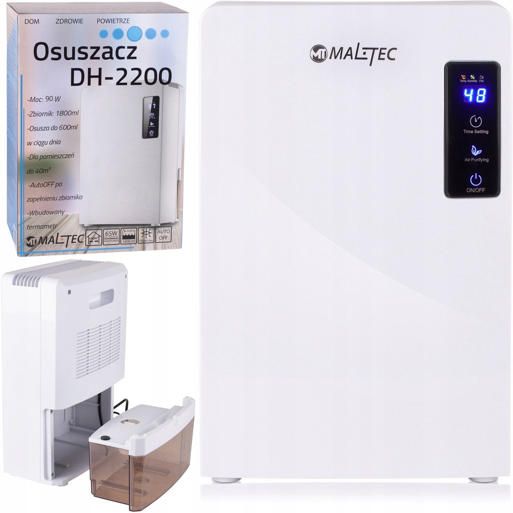 OSUSZACZ POWIETRZA Maltec DH-2200 65W 0,7L / 24H - 12459006041 ...