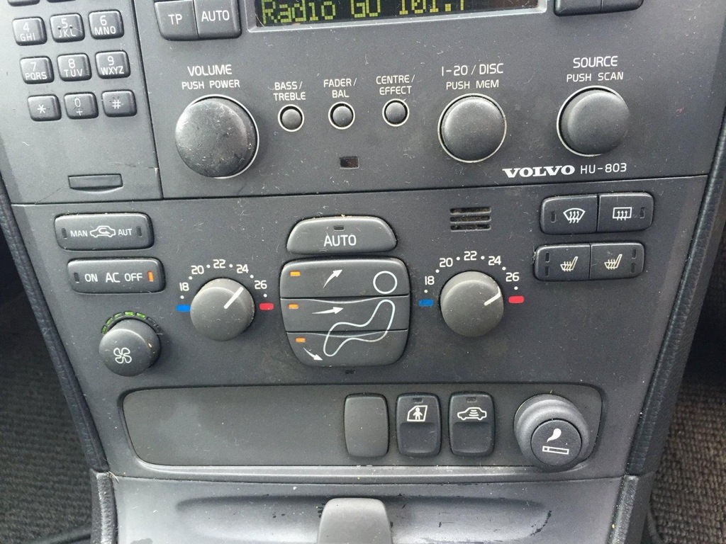 PANEL STEROWANIA KLIMATYZACJI VOLVO S60 V70 XC70 - 6695828609 ...