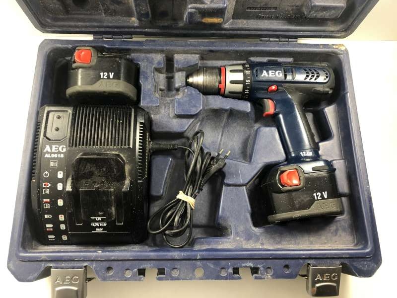 WKRĘTARKA AEG BS 12 X-R BATERIE 12V ŁADOWARKA - 7739940072 - oficjalne ...