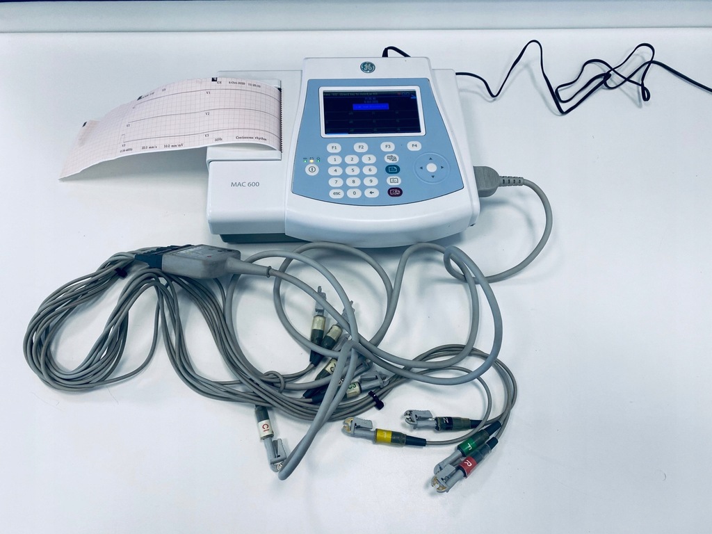 Aparat EKG GE MAC 600 elektrokardiograf - 8631133166 - oficjalne ...