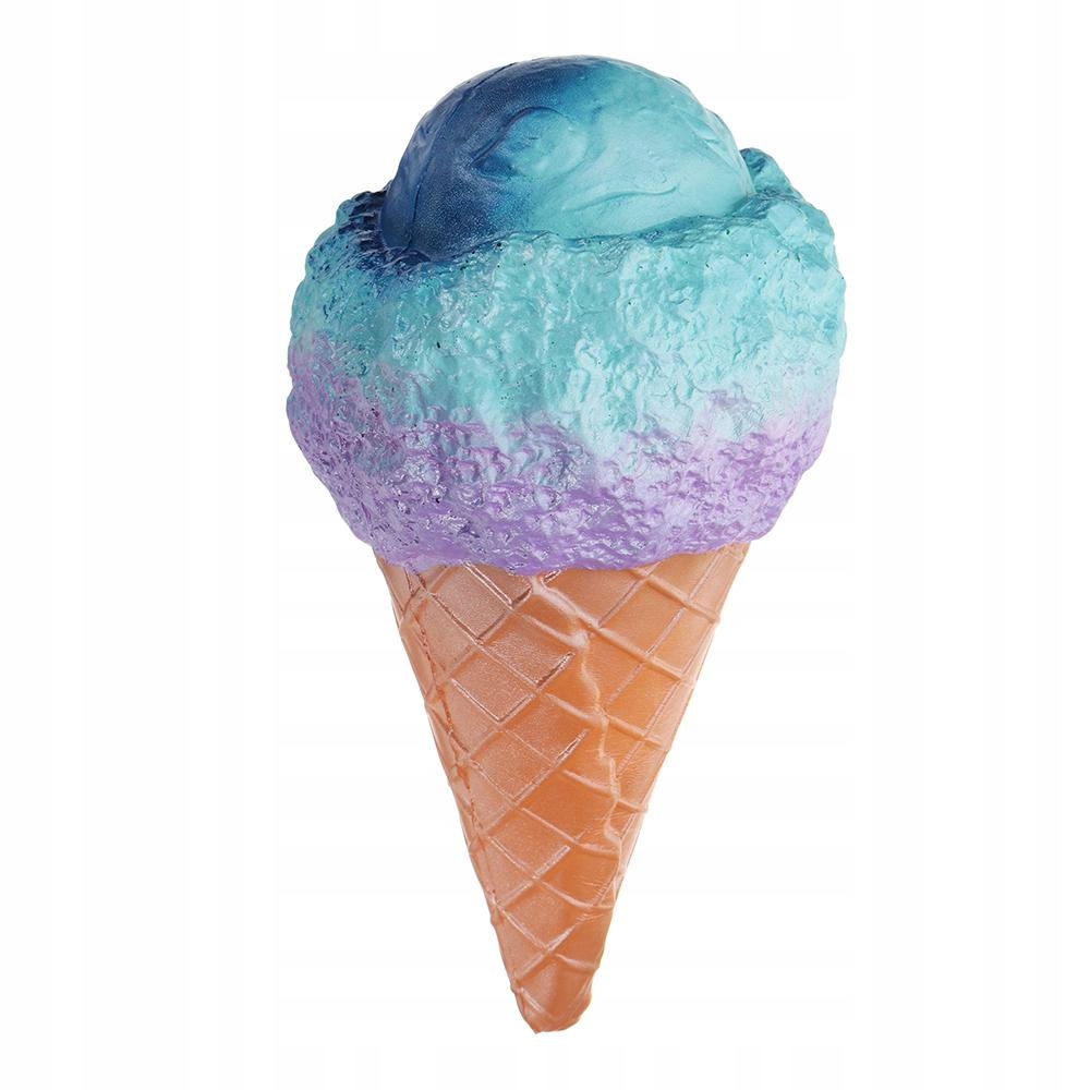 Giant Ice Cream Cone Squishy 30*16 CM Ogromne owoc - 13053456030 ...