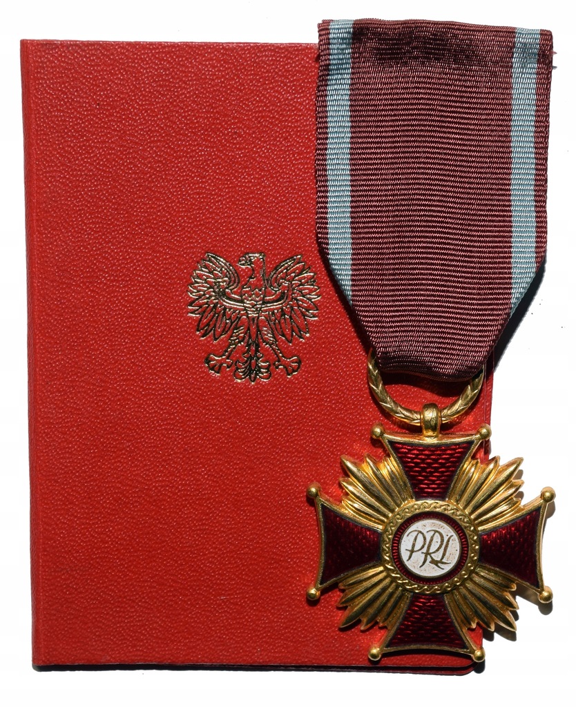ODZNACZENIE PRL - Złoty Krzyż Zasługi PRL z nadaniem 1969 literki na RV - 16855027988 ...