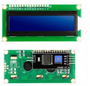 Wyświetlacz LCD 16x2 nieb.podświel. na I2C (TWI) - 8190383377 ...