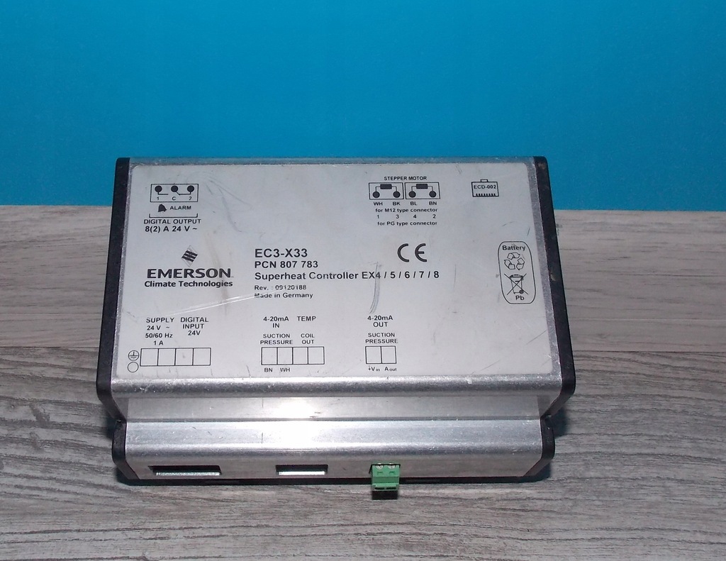 Sterownik przegrzania Kontroler EMERSON EC3-X33 - 9207010131 ...