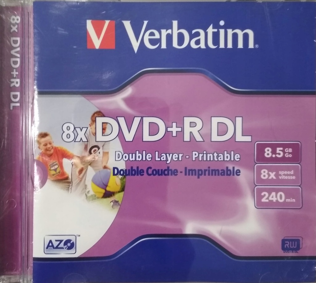 Verbatim DVD+R DL 8,5GB x8 double layer *12szt* - 8751041506 - oficjalne archiwum Allegro