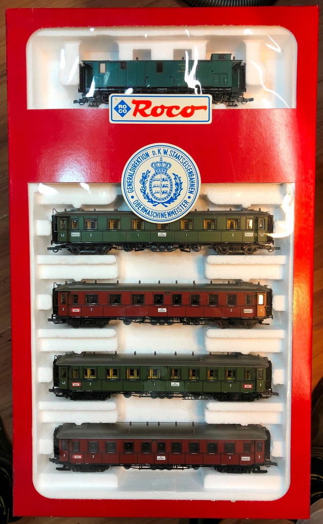 WAGONY ROCO 44096 KOMPLET NIE UŻYWANY UNIKAT - 12023544412 - oficjalne ...