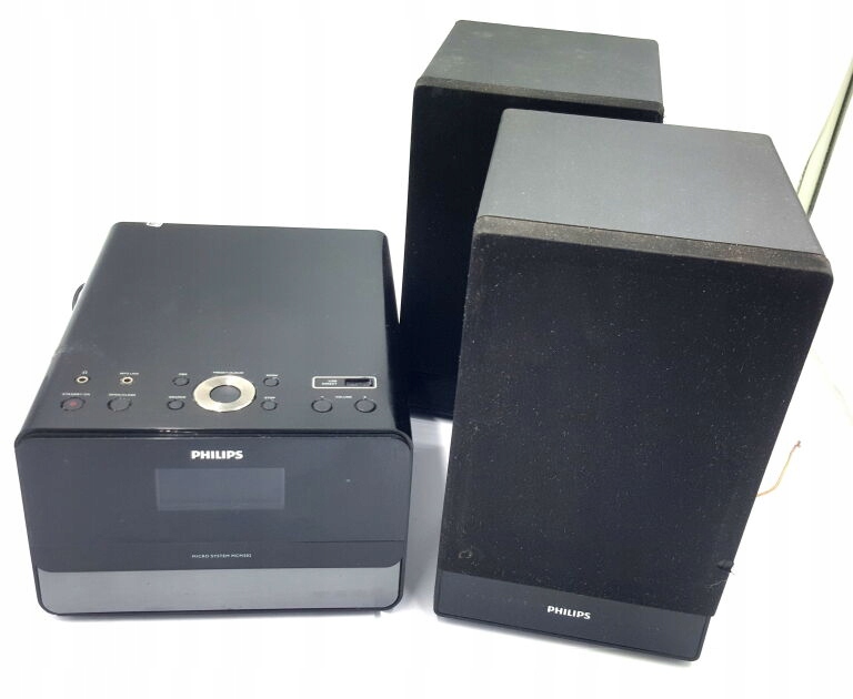 WIEŻA PHILIPS MCM 302/12 2X KOLUMNY - 11718823947 - oficjalne archiwum ...