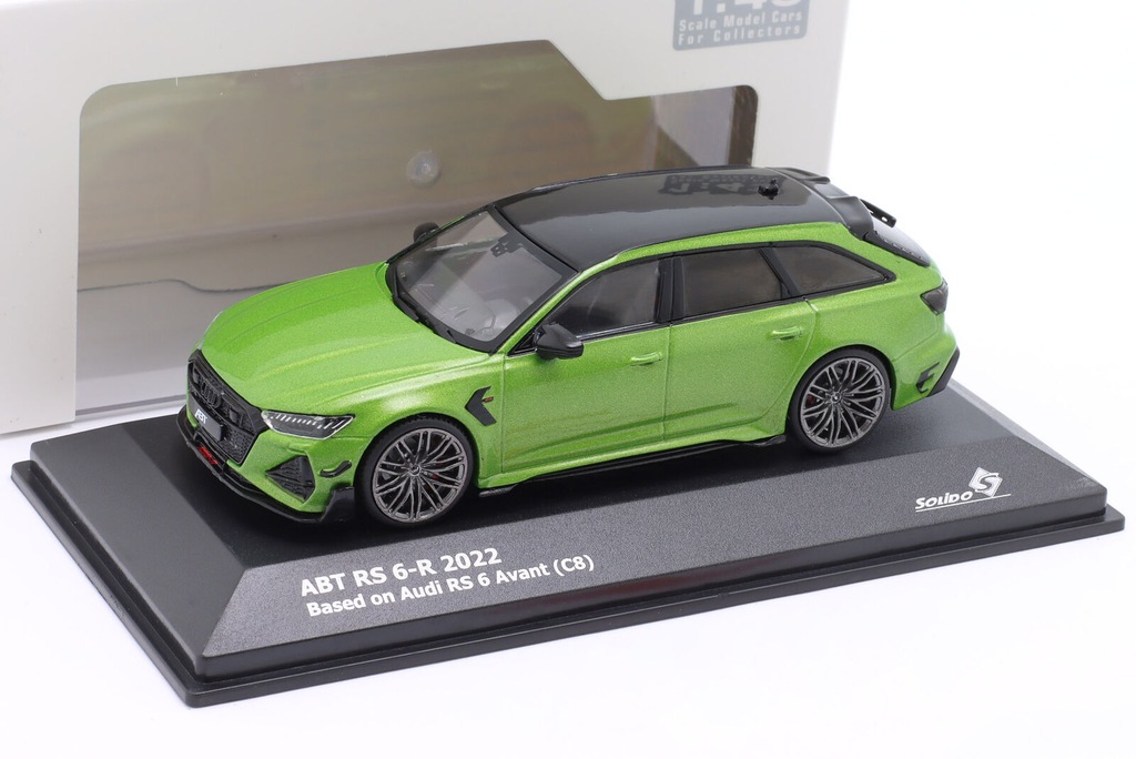 AUDI RS6-R ABT Avant Java Green 2020 1/43 SOLIDO - 15042651172 ...