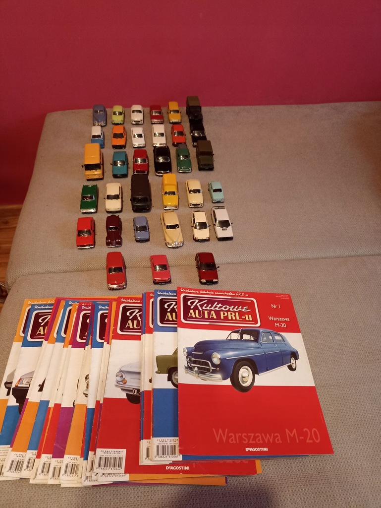 ZESTAW 33 MODELI Z KOLEKCJI ,,KULTOWE AUTA PRL-U'' - 12861780336 ...