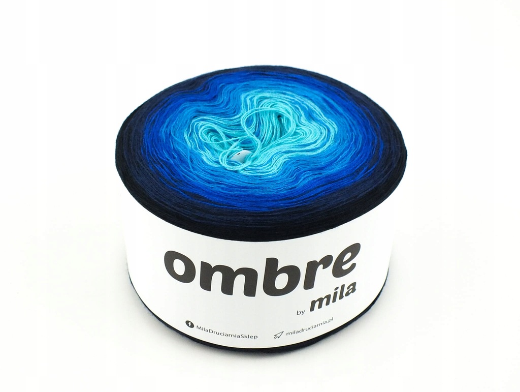 Włóczka OMBRE by MILA Classic 1200m, 3 nitki, MO42 - 12761885963 ...