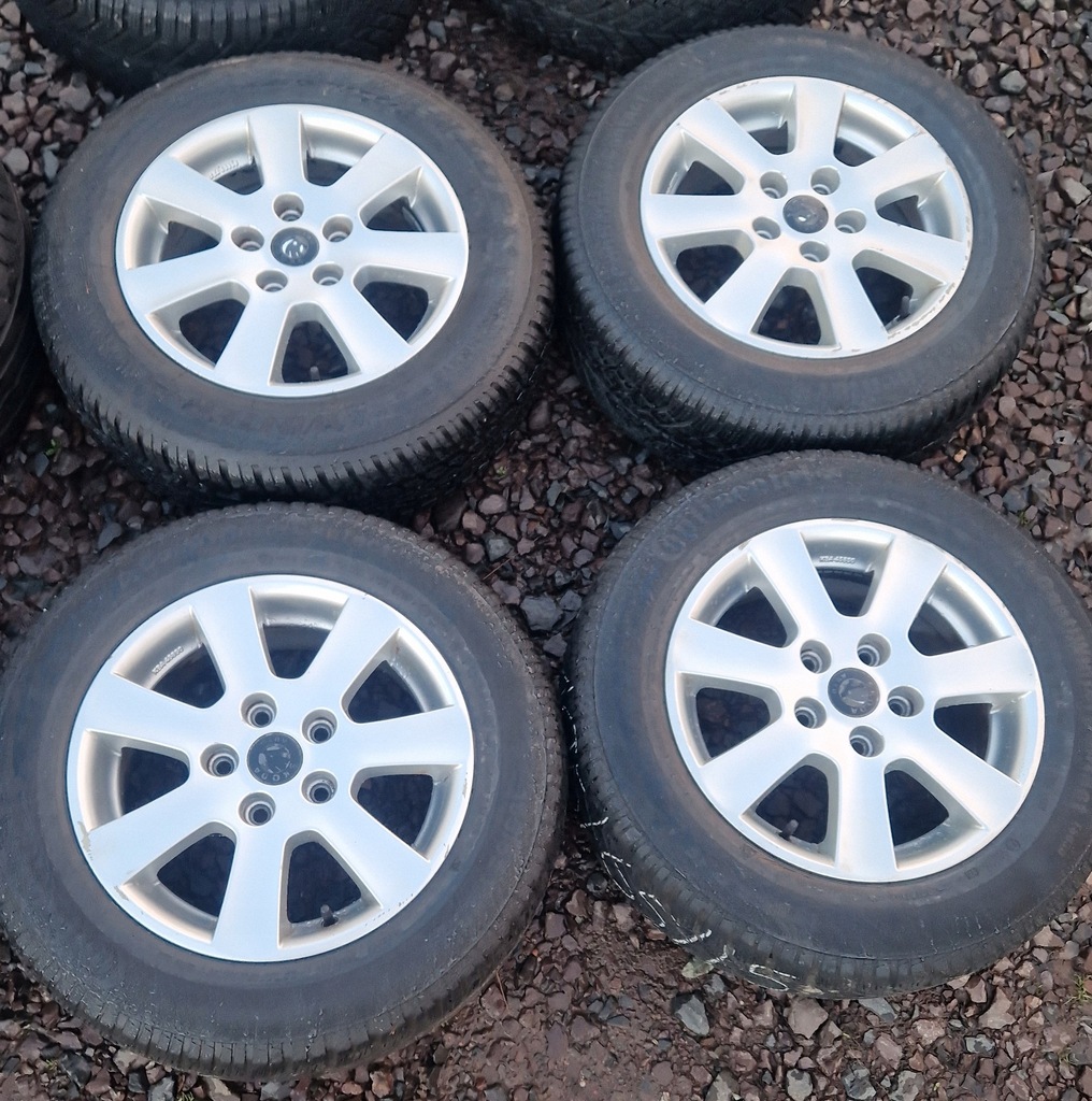 Felgi aluminiowe Borbet Audi Seat Skoda 5x112 6,5Jx15 ET50 Kpl ...