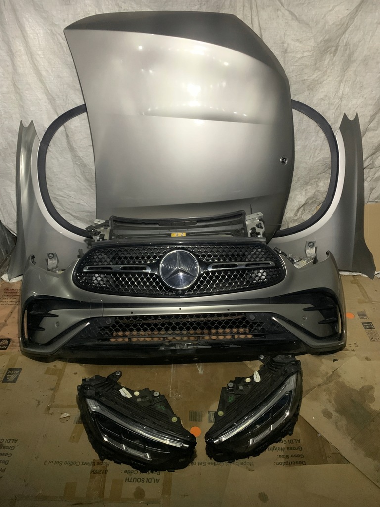 MERCEDES GLC 254 X254 AMG pakiet PAS PRZEDNI KOMPLETNY CHŁODNICE DIESEL ...