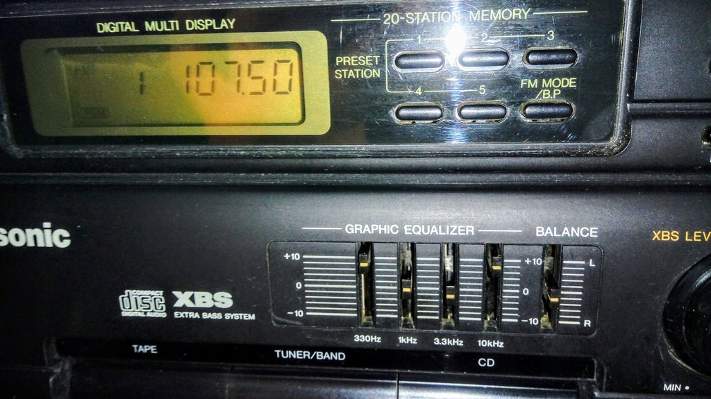 Купить Стерео геттобластер PANASONIC RX-DT610, винтаж 90-х годов ...