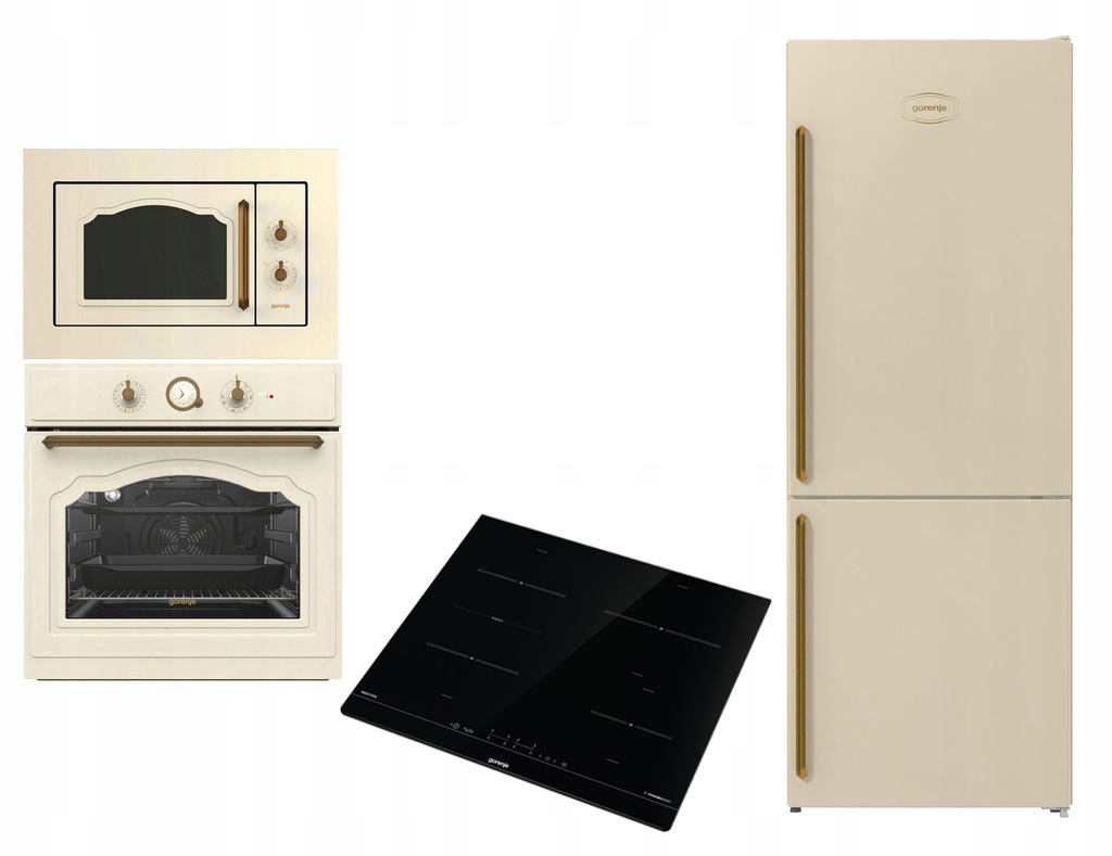 GORENJE ZESTAW AGD RETRO Z PŁYTĄ INDUKCYJNĄ - 12426153534 - oficjalne ...