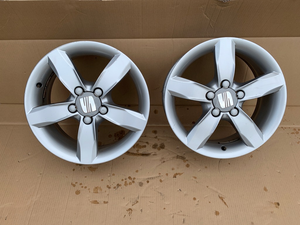 FELGA SEAT LEON TOLEDO 6.5Jx16 ET50 5x112 Stan BDB - 9667129323 ...